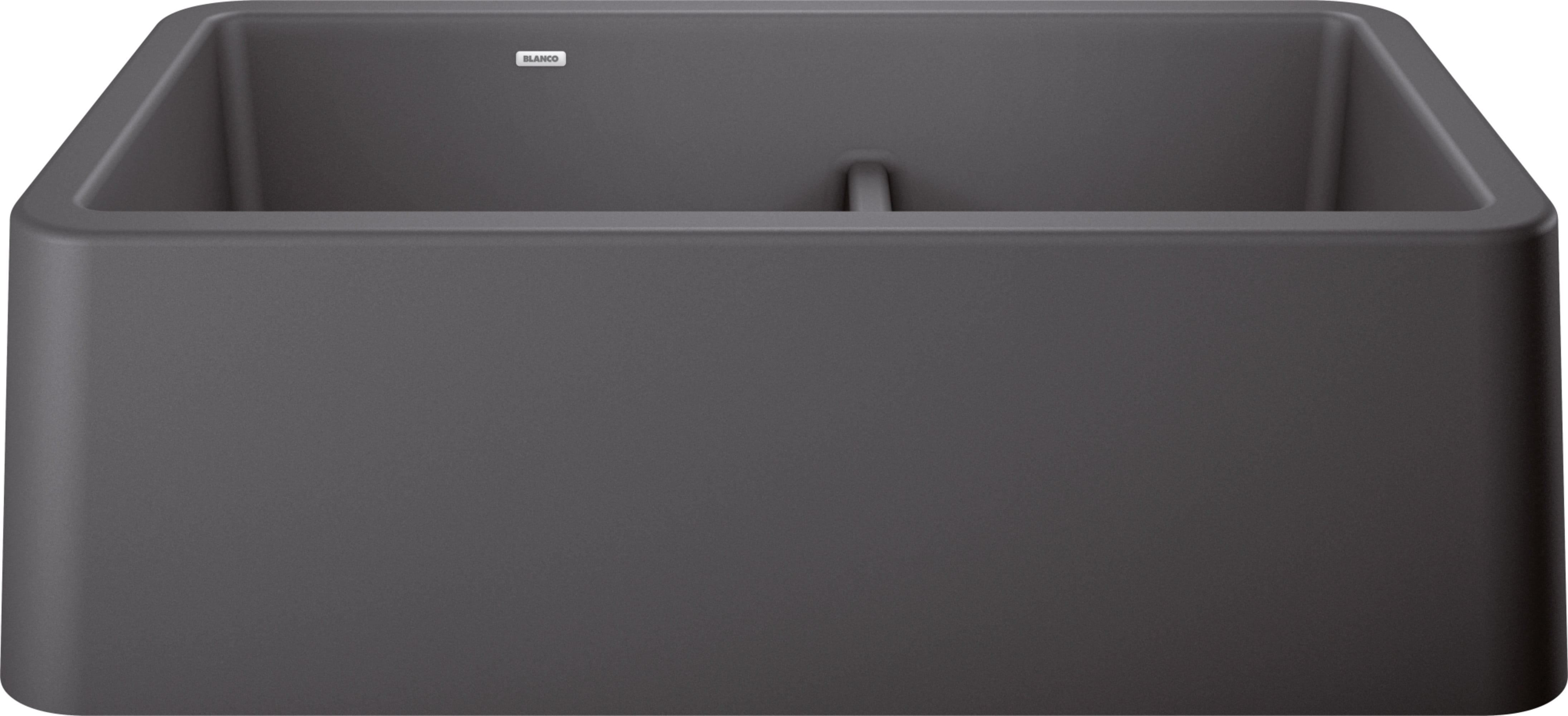 Blanco 402322 Ikon 33" Farmhouse Double Basin Silgranit Kitchen Sink ...