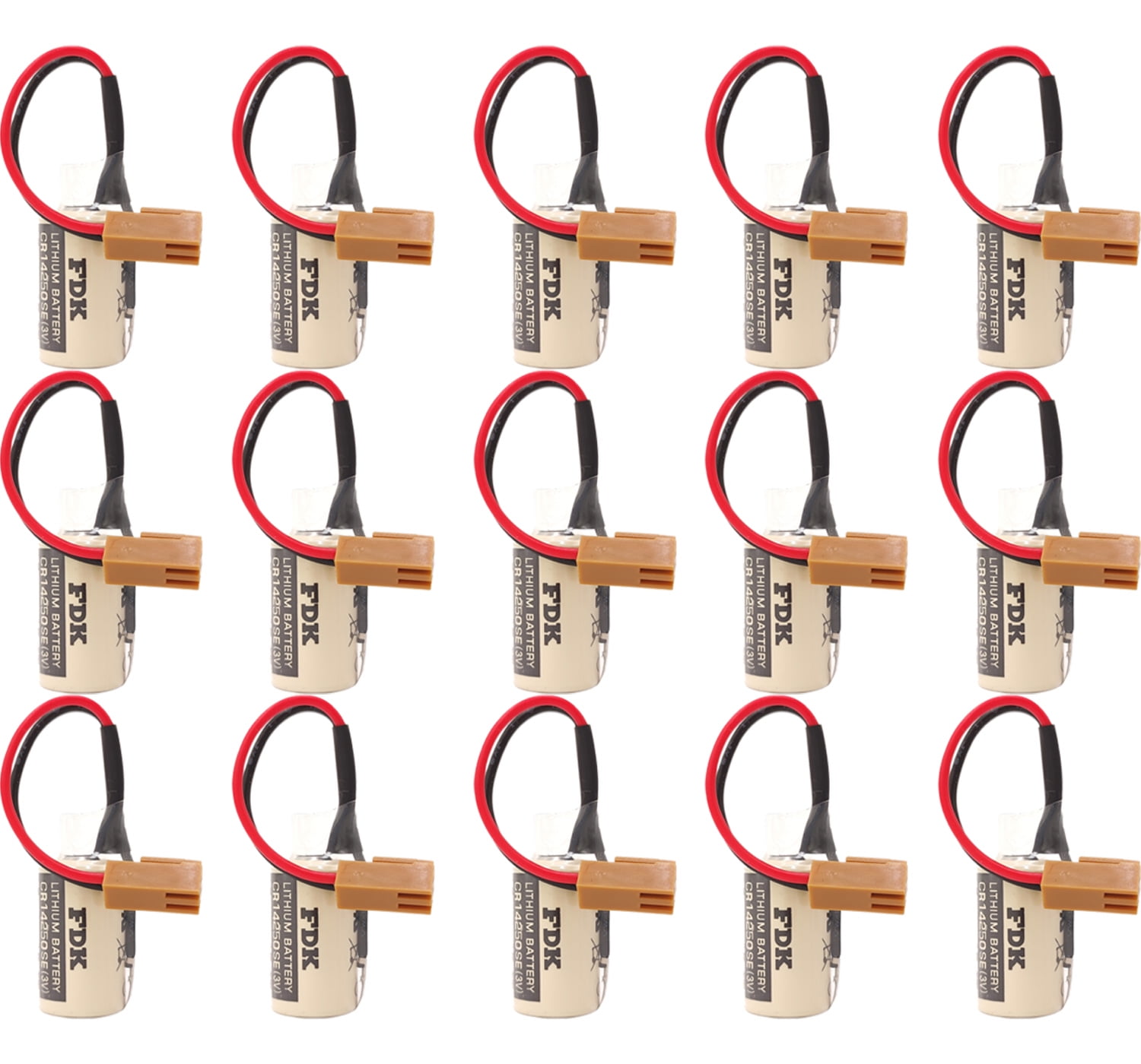 15 PCS CR14250SE 3V PLC Lithium Batteries for SANYO CR14250SE Battery ...