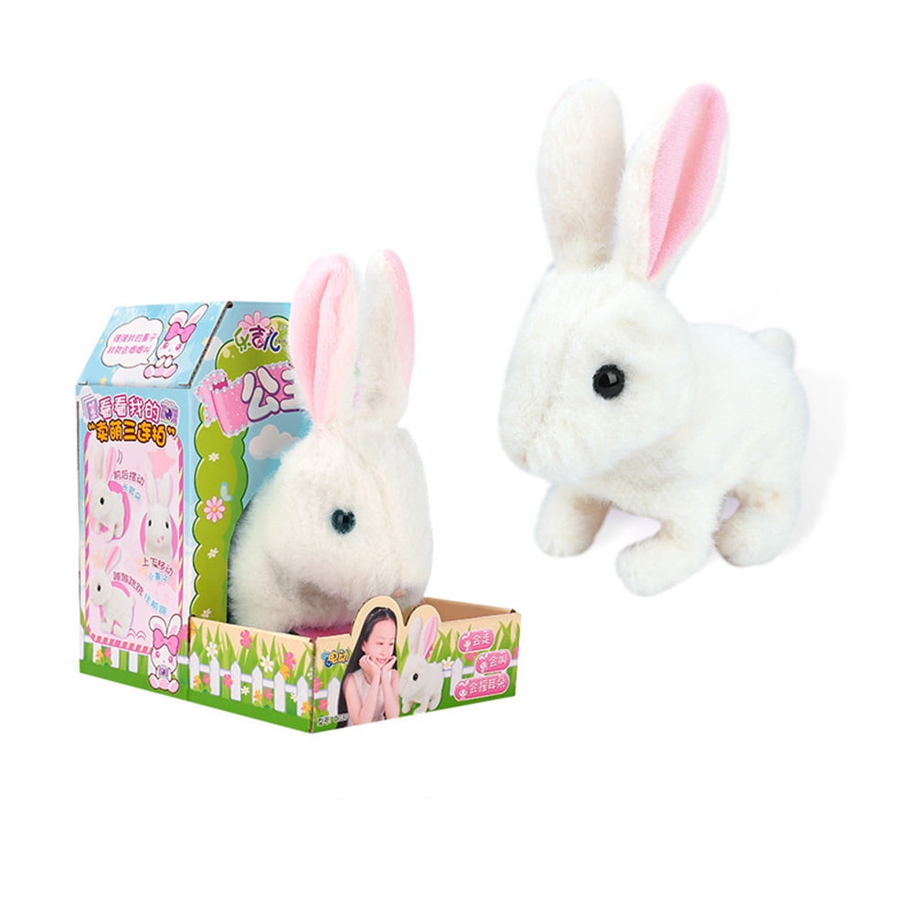 Electric Simulate Plush Bunny Bounce Smart Kids Doll Toy Gift for ...