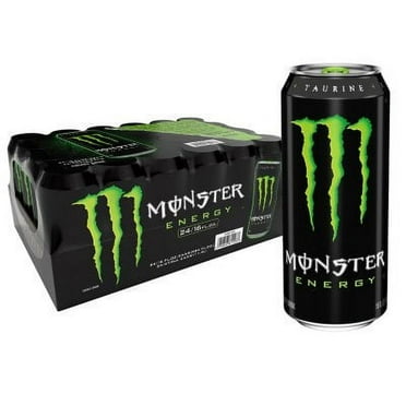 (24 Cans) Monster Energy Drink, Original, 16 fl oz - Walmart.com