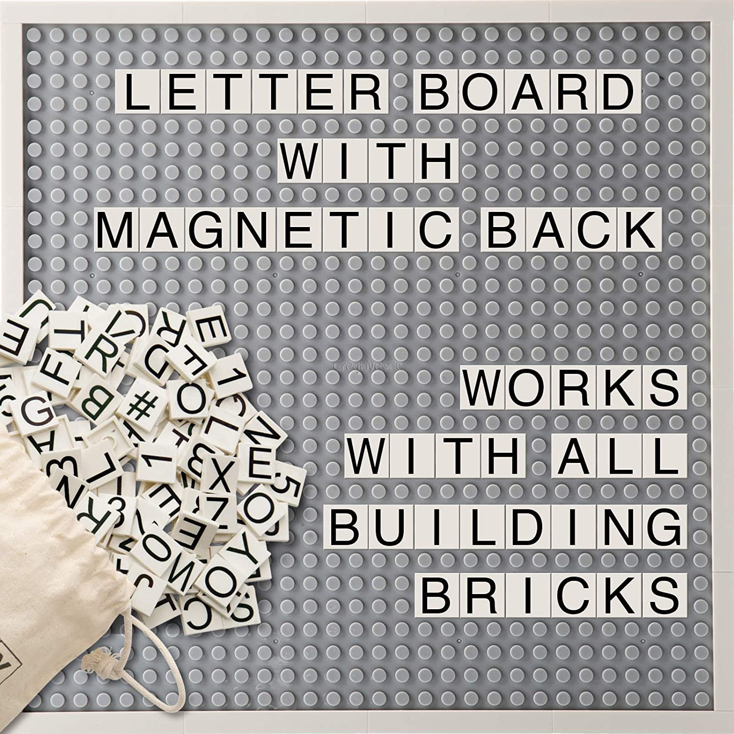 Creative QT Brick Building Letter Board - with Over 285 StoryBricks ...