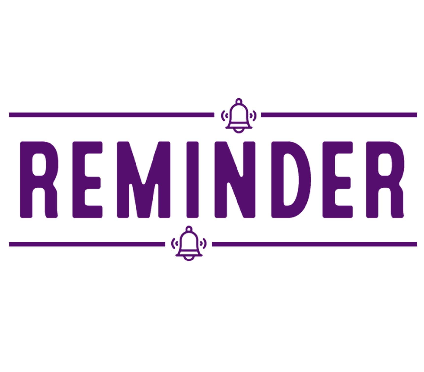 Printtoo Reminder Self Inking Rubber Stamp Pre-Inked Office Stamp- Home ...