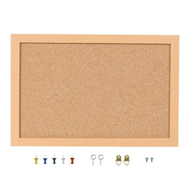 Cork Board Set - Bulletin Corkboard 8 x 12 inch Framed- Small Wall ...