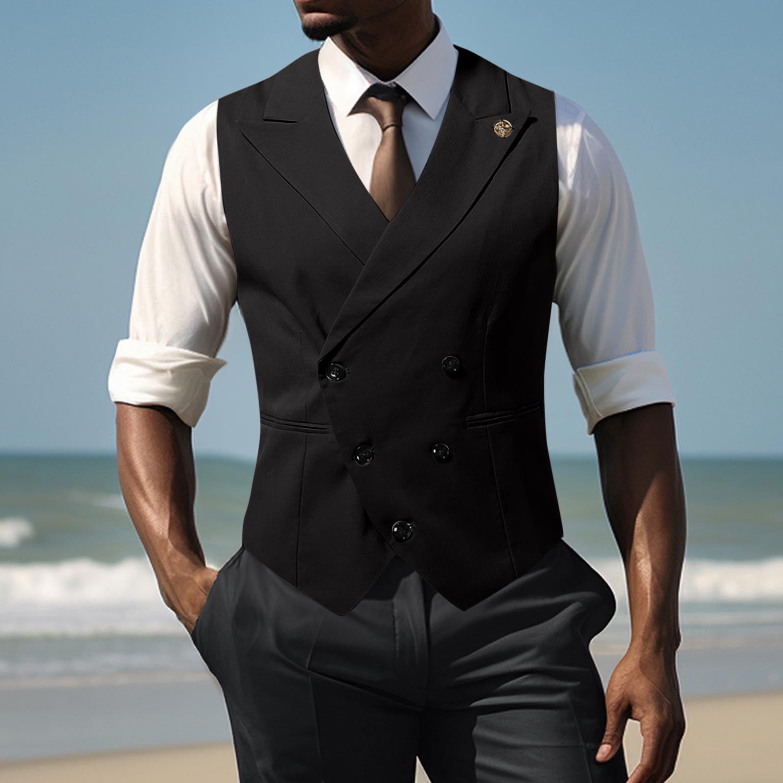 Click here for Lovzfmll Jackets For Mens Thin Workwear Waistcoat... prices