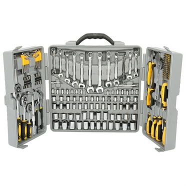STANLEY STMT71653 145-Piece Mechanics Tool Set, Chrome - Walmart.com