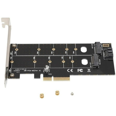 PCI-E-MB2 M.2 Dual Network Card PC Riser Card for PC Card NIC Adapter ...