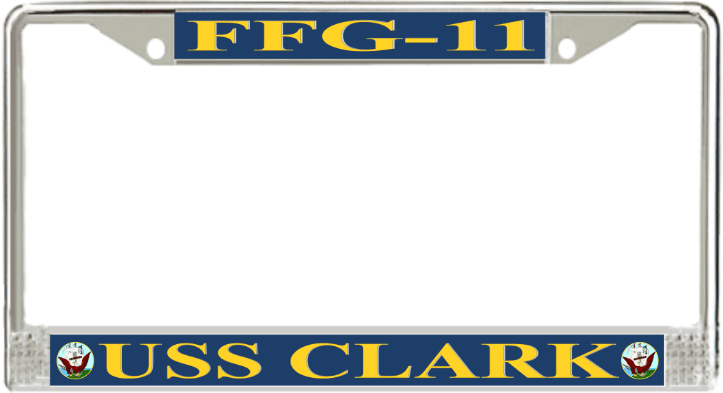 USS Clark FFG-11 License Plate Frame - Walmart.com