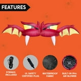 Joiedomi 6.6 FT Halloween Inflatable Red Dragon Decoration,Trunk or ...