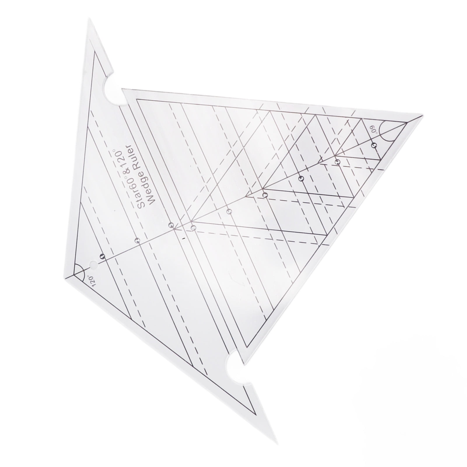 Regla de grados, regla de cuña de costura Regla de cuña de costura 60 ...