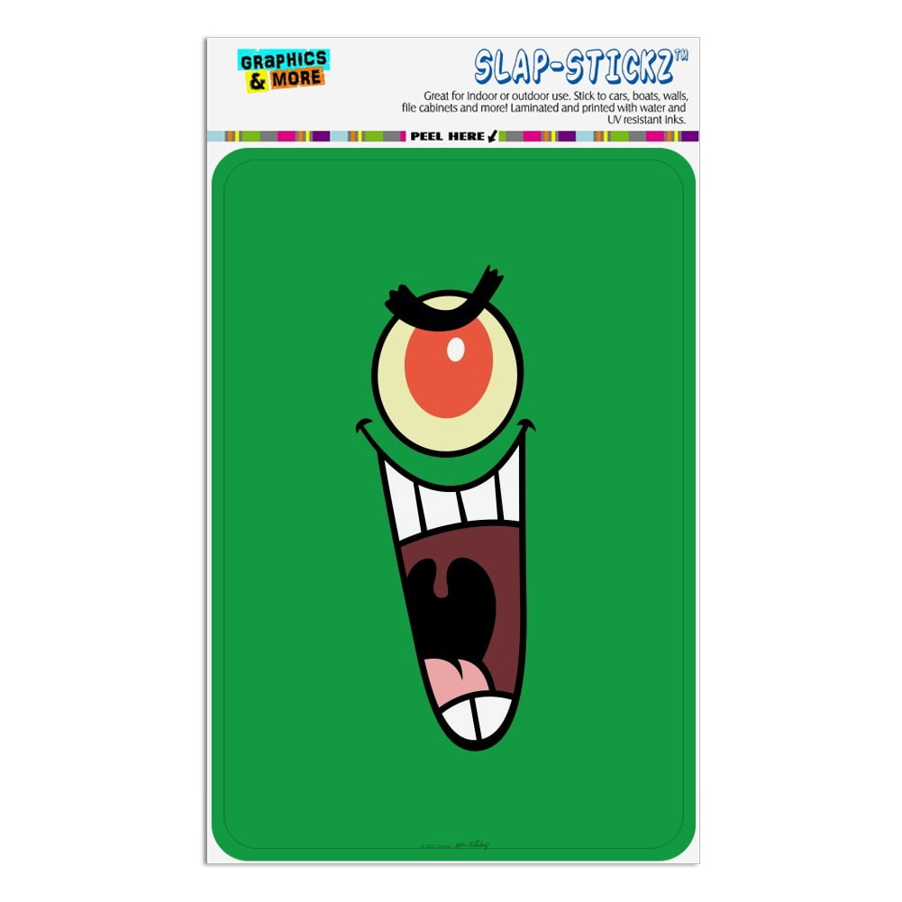 SpongeBob Plankon Face Home Business Office Sign - Walmart.com