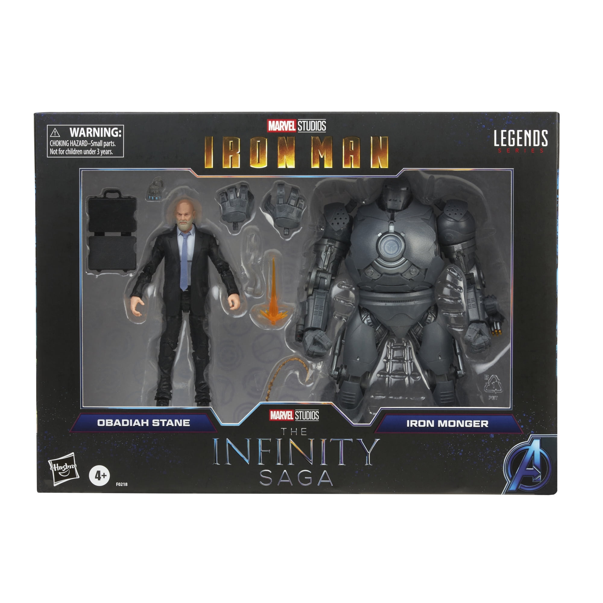 Hasbro Marvel Legends Series Action Figure 2-Pack Obadiah Stane and ...
