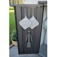 Romeo Storage Locker 4' x 2' x 5' - Dark Gray with Lockable Handle ...