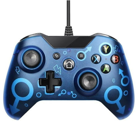 Gaming Controller Wired Video Game Controller-blue--（yunbice0 ...