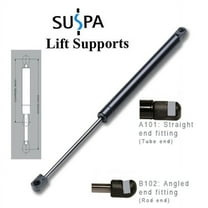 SUSPA® C16-20651 19" Gas Prop/Strut 40 lbs - Set of Two - Walmart.com