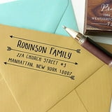Personalized Family Return Address Stamp Self Inking Custom Name Rubber ...
