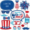 Big Dot of Happiness Firecracker 4th of July - Red, White and Royal ...