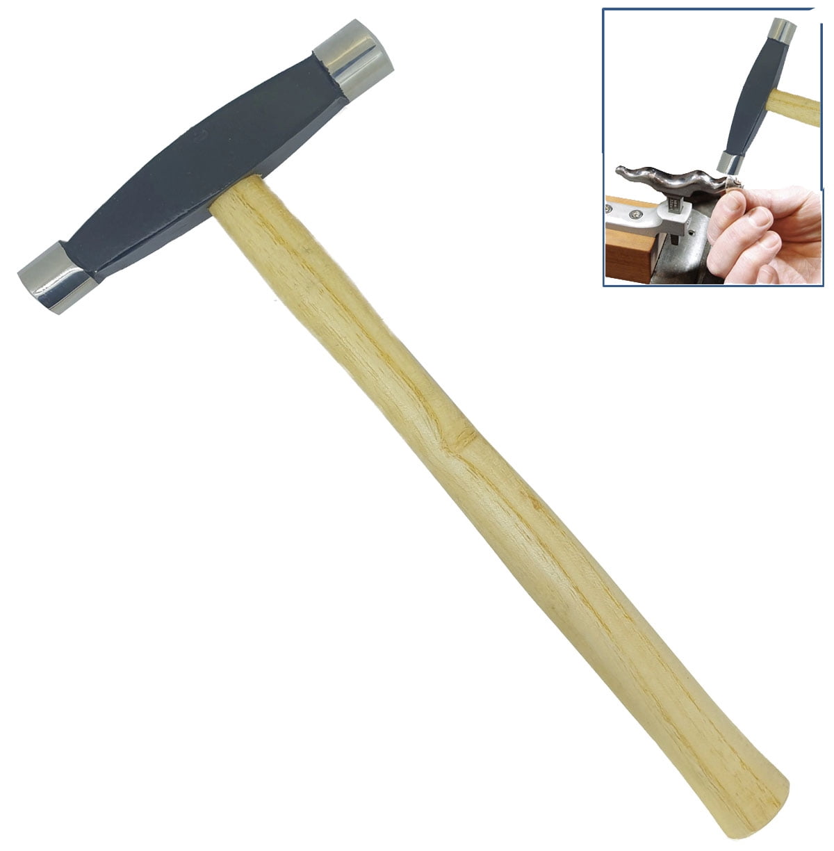 Embossing Hammer Round Light Dome Faces 4-7/8" Long Head SIlversmith ...