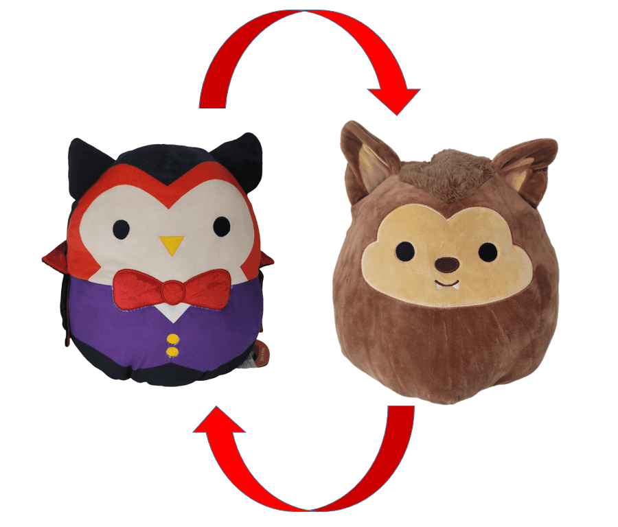 Squishmallows Official Kellytoys Plush 12 Inch Quill the Owl and Wade ...