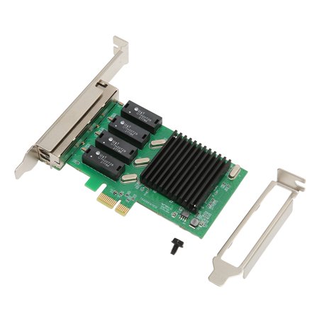 PCIE NIC Card, PCIE Gigabit Server Adapter 4 RJ45 Ports PCB For ...