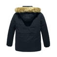Soularge Men's Big & Tall Winter Parka, Waterproof, Quilted Cotton Coat ...