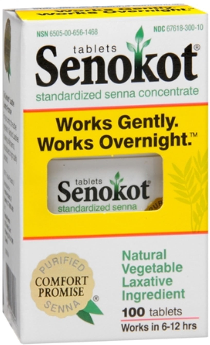 Senokot Tablets 100 Tablets (Pack of 3) - Walmart.com