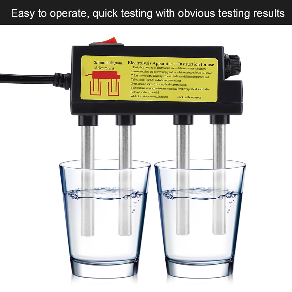 Fdit Water Electrolysis,Portable Water Quality Tester Water Impurities ...