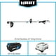 HART 40V Electric Weed Eater, 15-inch Cordless String Trimmer Kit with ...