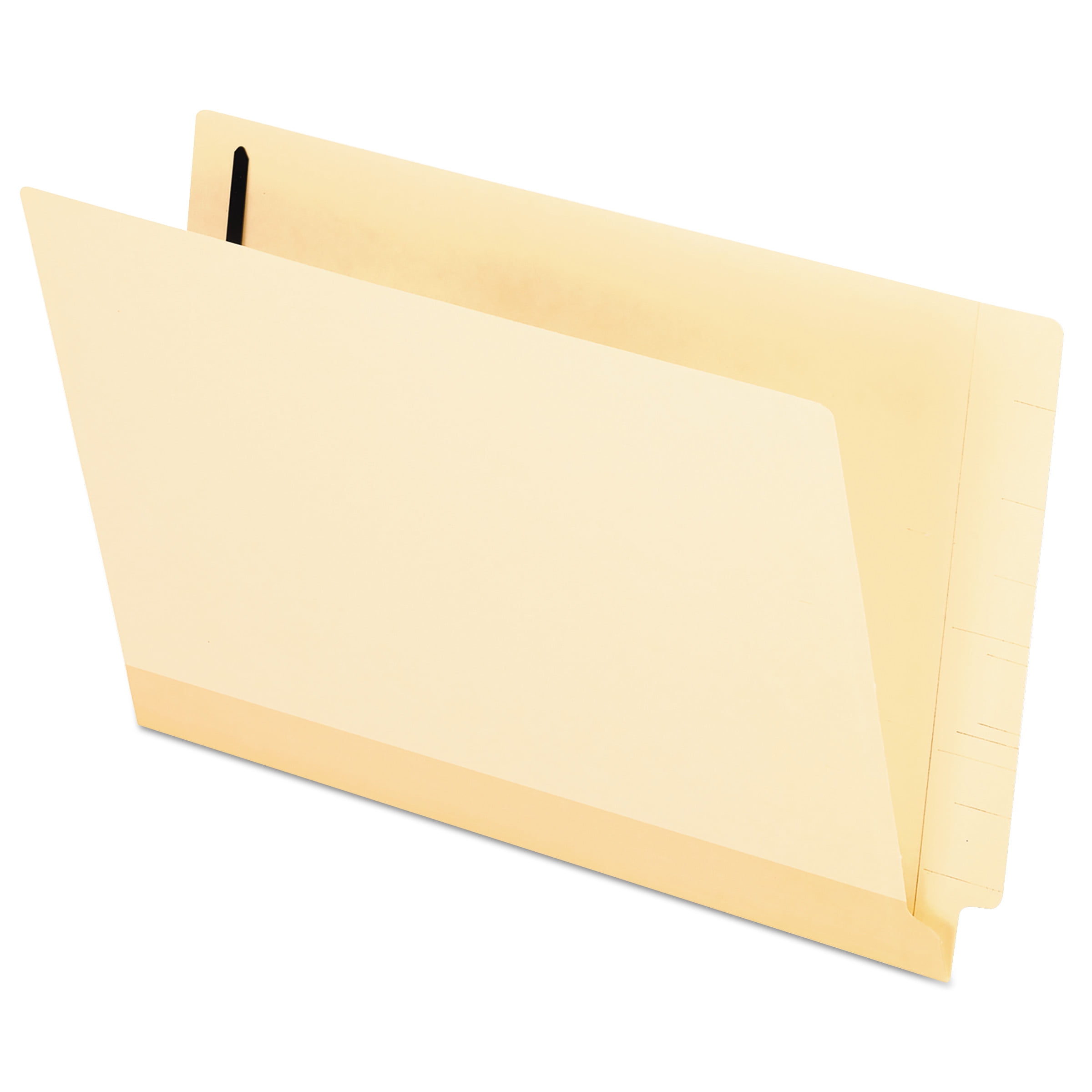 Pendaflex Manila Laminated End Tab Folders with One Fastener, Straight ...