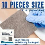 Ceeport Ag Silver Calcium Alginate Wound Dressing Pads, 4''x4'' Patches ...