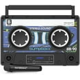 Bumpboxx Remixx Portable Stereo Boombox | Vintage Onyx Black Bluetooth ...