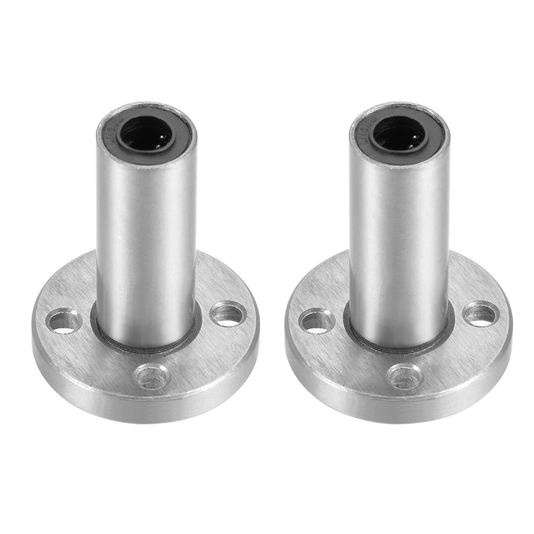 LM6UU Extra Long Round Flange Linear Ball Bearings, 6mm Bore Dia, 12mm ...