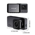 Dash Cam Front And Inside 1080P Dash Camera For Cars IR Night Vision ...