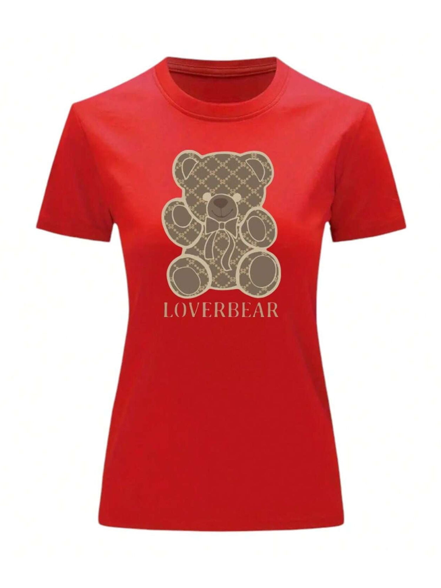 Playera Blusa Con Impresion De Oso LoverBear Con Fondo De Dinero Ropa ...