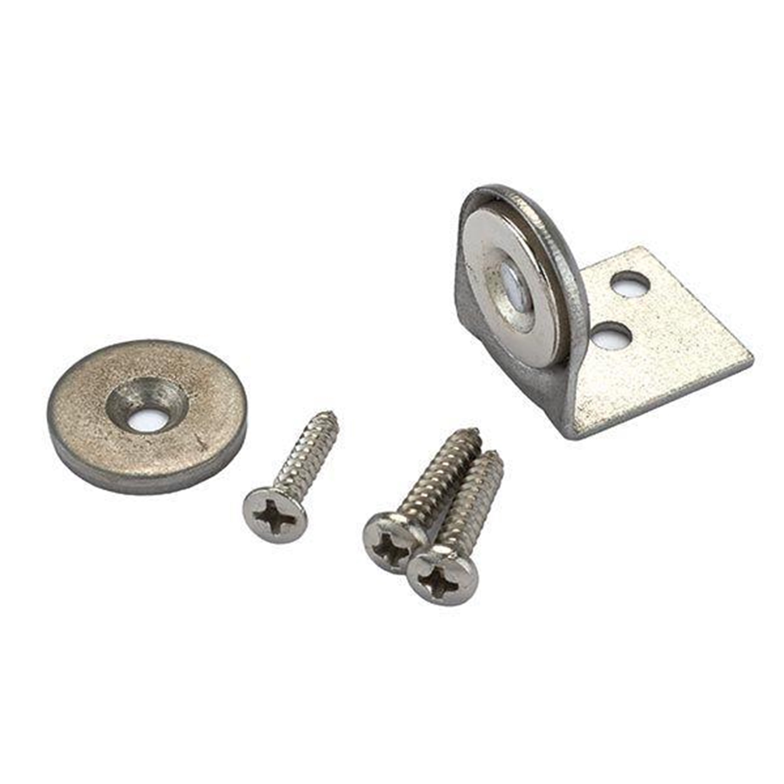 Stainless Steel Magnetic Latch with Bracket 3/4" Dia 20 lbs Holding ...