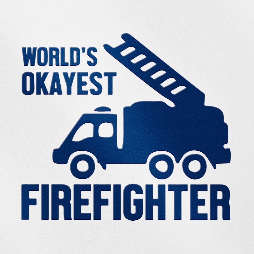 Transparent Decal Stickers Of Firefighter (Navy Blue) Premium ...