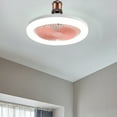 MERILER Ceiling Fan with Lights, Low Profile Enclosed Fan Light for ...