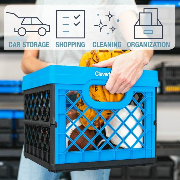 Collapsible Cart With Milk Crate