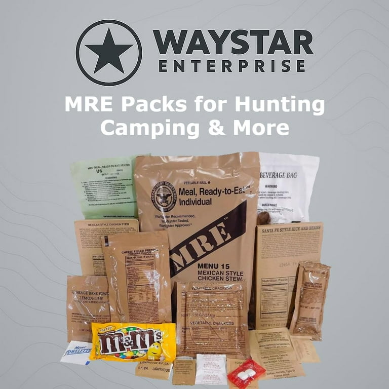 Military MREs For Camping Wornick Military MRE Meals Ready To Eat - 12 ...