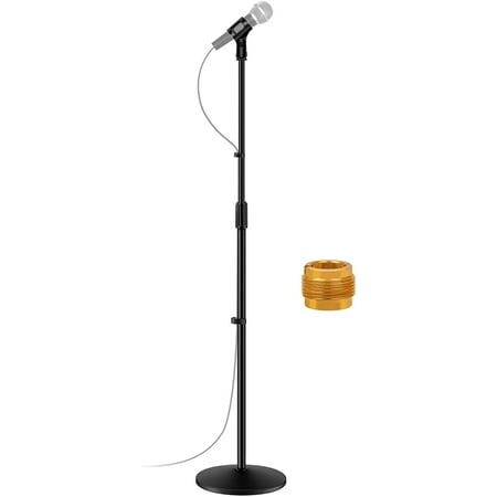 Microphone Stand, Universal Mic Mount Detachable Mic Floor Stand with ...