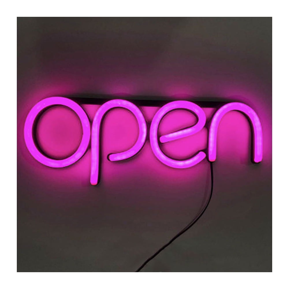 LED Neon OPEN Sign Light for Business Bar Club KTV Wall Decoration ...
