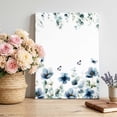 Blue Green Plants Canvas Wall Art for Living Room, Pastoral Eucalyptus ...