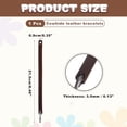 Adjustable Retro Leather Bracelet Blanks S Hook Snap Cuff Wristbands ...