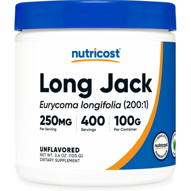 Nutricost Long Jack (Eurycoma longifolia (200:1)) | 250 Mg Per Serving ...