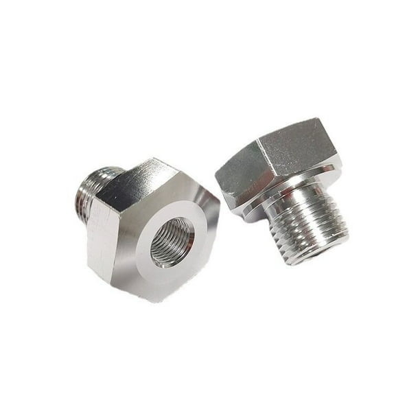 2 Pack Oil Pressure Sensor Adapter LS Series M16 Threaded Adapter ...
