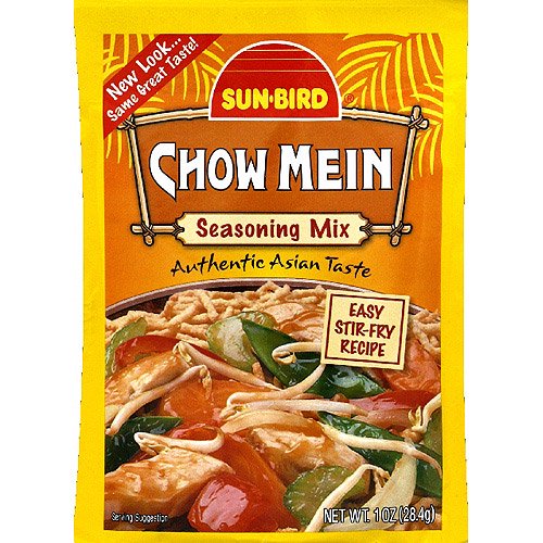 Sun-Bird Chow Mein Seasoning Mix, 1 oz, (Pack of 24) - Walmart.com ...