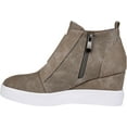 Women's Journee Collection Clara Wedge Sneakers - Walmart.com