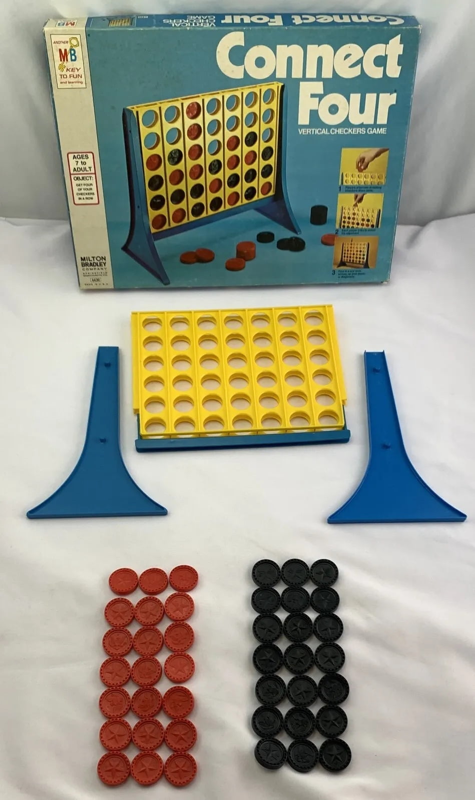 Pre-Owned 1978 Connect Four Game Complete Great Condition - Walmart.com