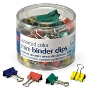 ACCO Small Binder Clips, Black, 12 Count (A7072020) - Walmart.com