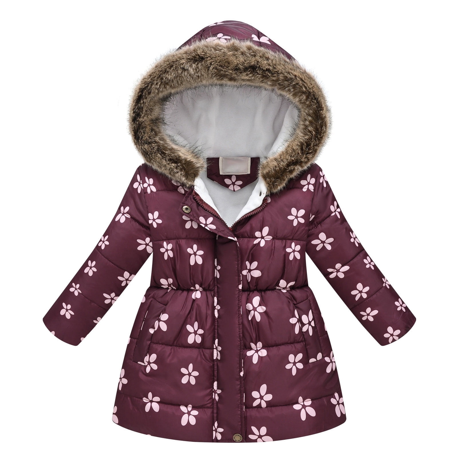 Click here for Lovzfmll Jackets For Girls Toddler Floral Print Ja... prices