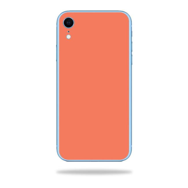 MightySkins APIPHXR-Solid Salmon Skin Decal Wrap for Apple iPhone XR ...